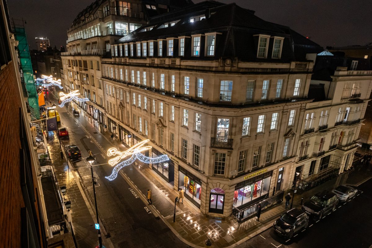 Savile Row lights up for Christmas - Savile Row Style